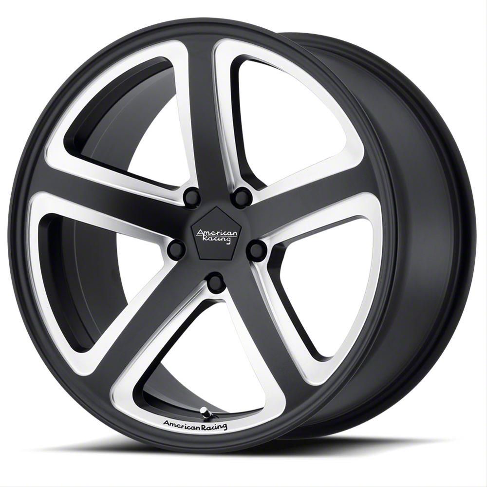 American Racing Charger Hot Lap Satin Black Milled Wheel; 20x9 ...