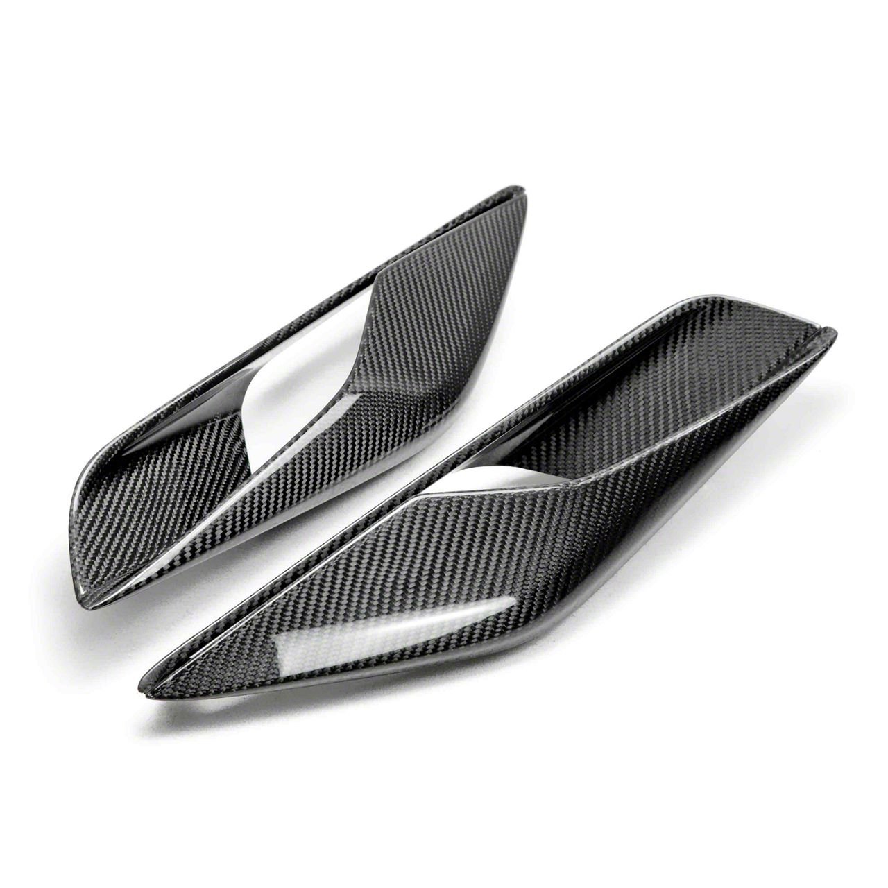 Anderson Composites Corvette Quarter Panel Intake Vents; Carbon Fiber ...