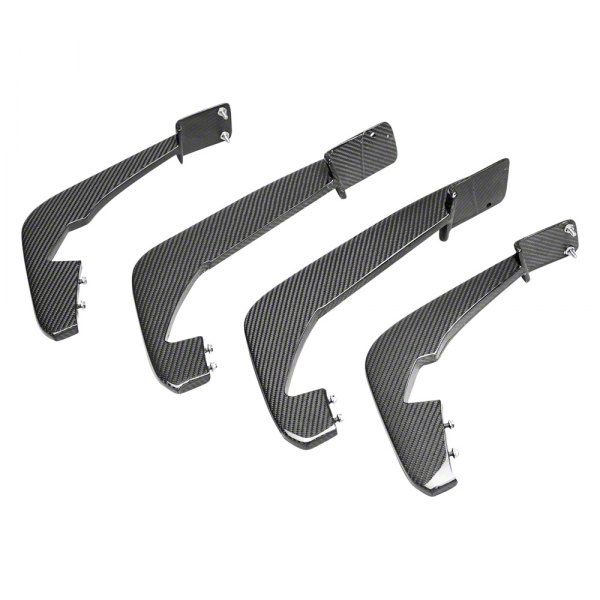 Anderson Composites Corvette Rear Diffuser Fins; Carbon Fiber AC ...