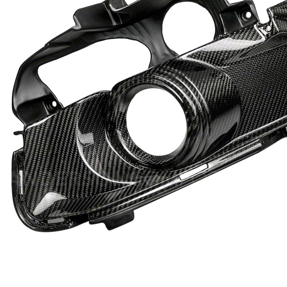 Anderson Composites Mustang Fog Light Surrounds; Carbon Fiber AC ...