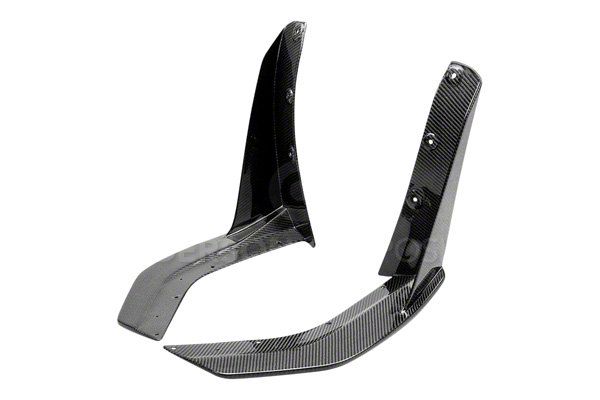 Anderson Composites Mustang Front Splitter Wickers; Carbon Fiber AC ...