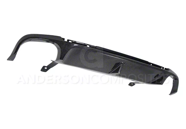 Anderson Composites Mustang Rear Diffuser; Carbon Fiber AC-RD1213FDGT ...