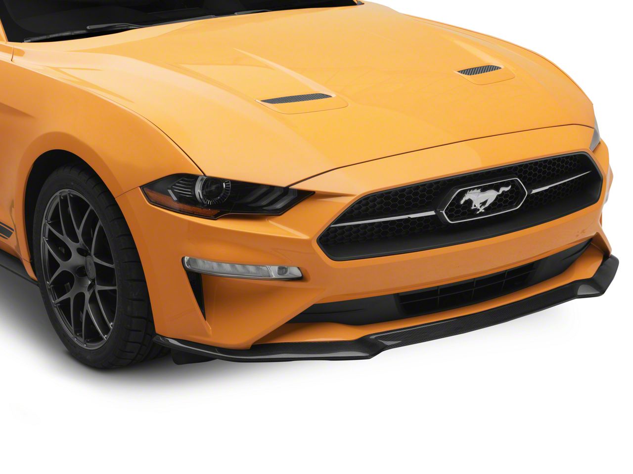 Anderson Composites Mustang Type-OE Front Chin Splitter; Carbon Fiber ...