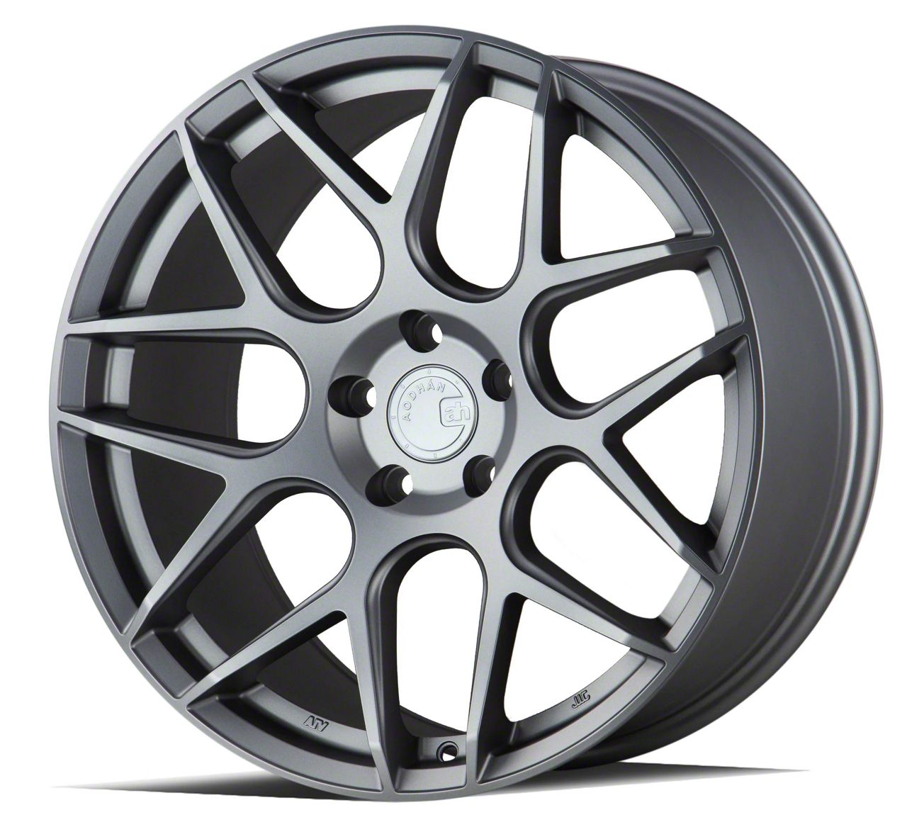 Aodhan Mustang AFF2 Matte Gray Wheel; 19x9.5; 35mm Offset ...