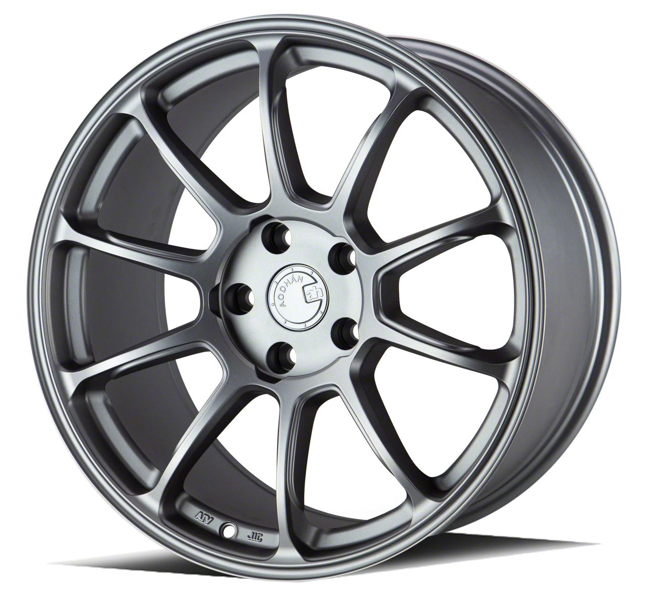 Aodhan Mustang AH06 Matte Gray Wheel; 18x9; 30mm Offset ...