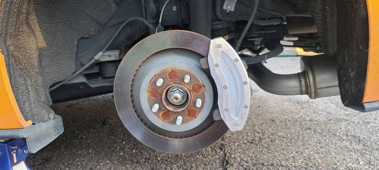 Apex Overlay Corvette Gen III Brake Caliper Overlays; Raw; Front and ...