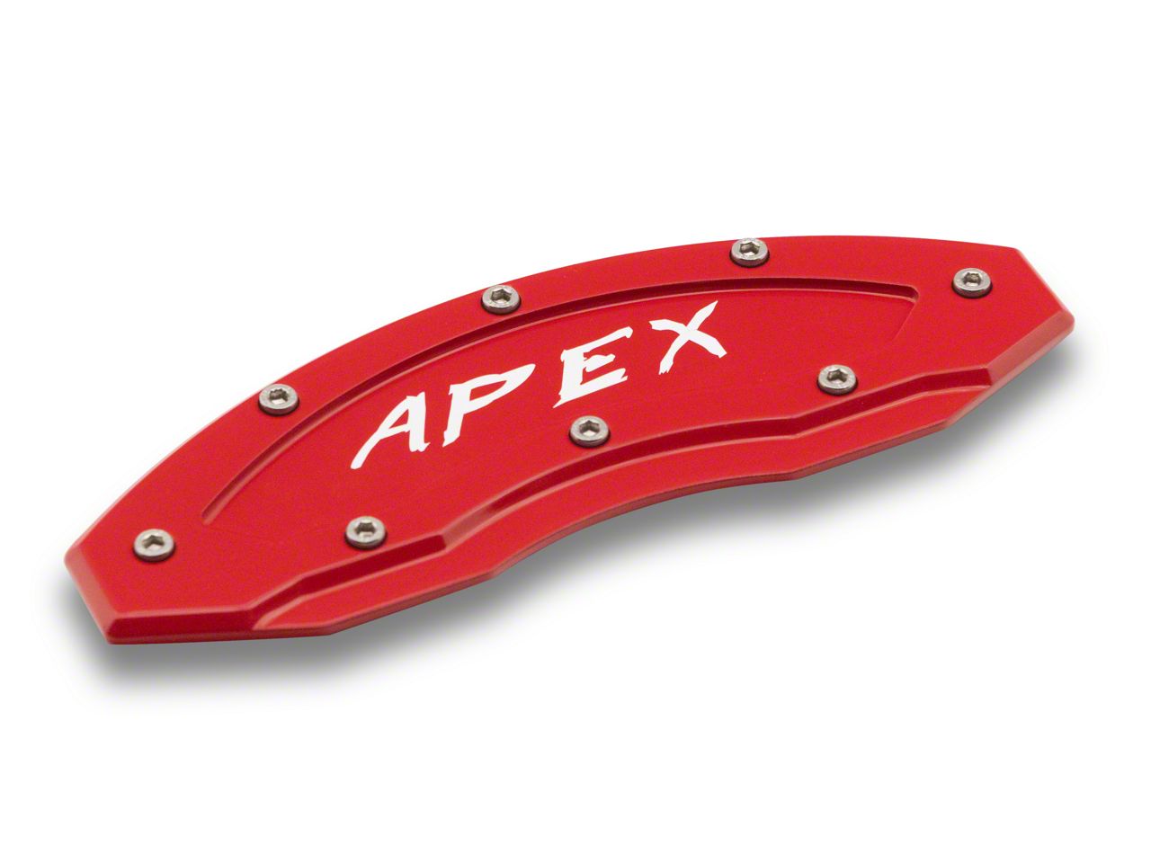 Apex Overlay Mustang Gen III Brake Caliper Overlays; Red; Front and ...