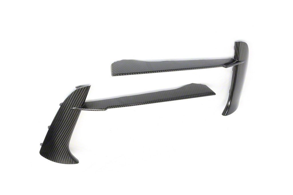 APR Performance Corvette Front Bumper Side Bezels; Carbon Fiber CBX ...