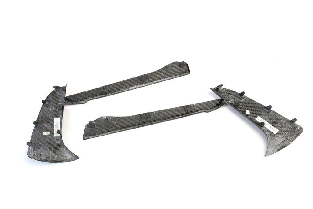 APR Performance Corvette Front Bumper Side Bezels; Carbon Fiber CBX ...