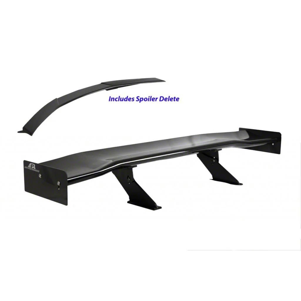 APR Performance Corvette GTC-500 Adjustable Wing with Spoiler Delete ...