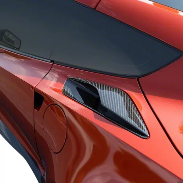 APR Performance Corvette Quarter Panel Intake Vents; Carbon Fiber CF ...