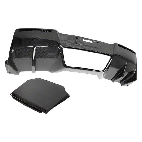 APR Performance Corvette Rear Diffuser with Undertray; Carbon Fiber AB ...