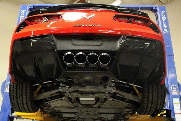 APR Performance Corvette Rear Diffuser without Undertray; Carbon Fiber ...