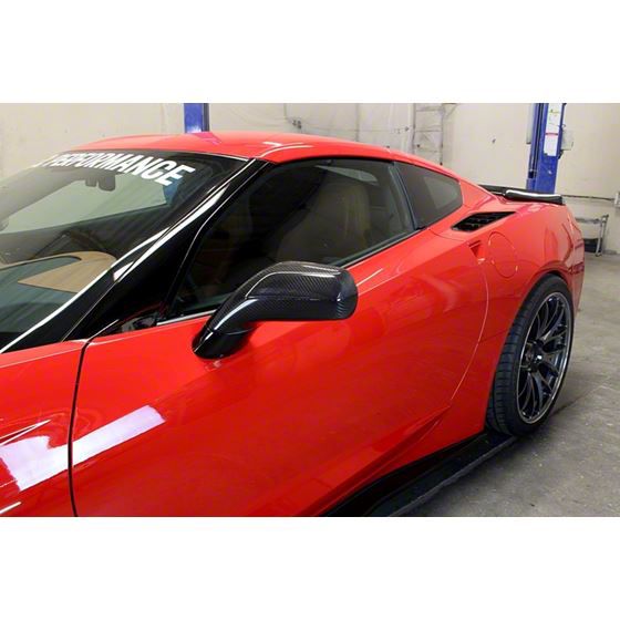 APR Performance Corvette Replacement Mirrors; Carbon Fiber CBM-VETTC7 ...
