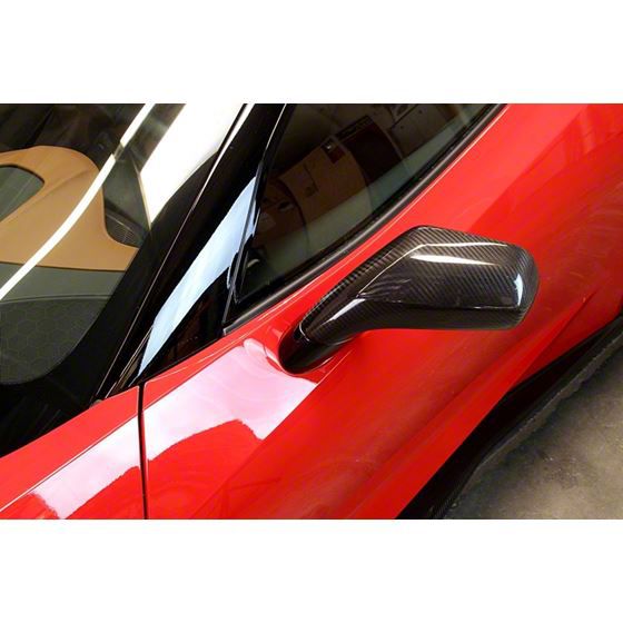 APR Performance Corvette Replacement Mirrors; Carbon Fiber CBM-VETTC7 ...