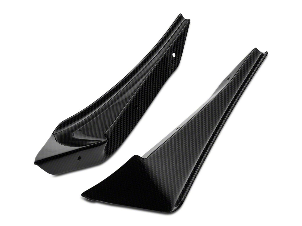 APR Performance Mustang Front Bumper Canards; Carbon Fiber AB-201810 ...