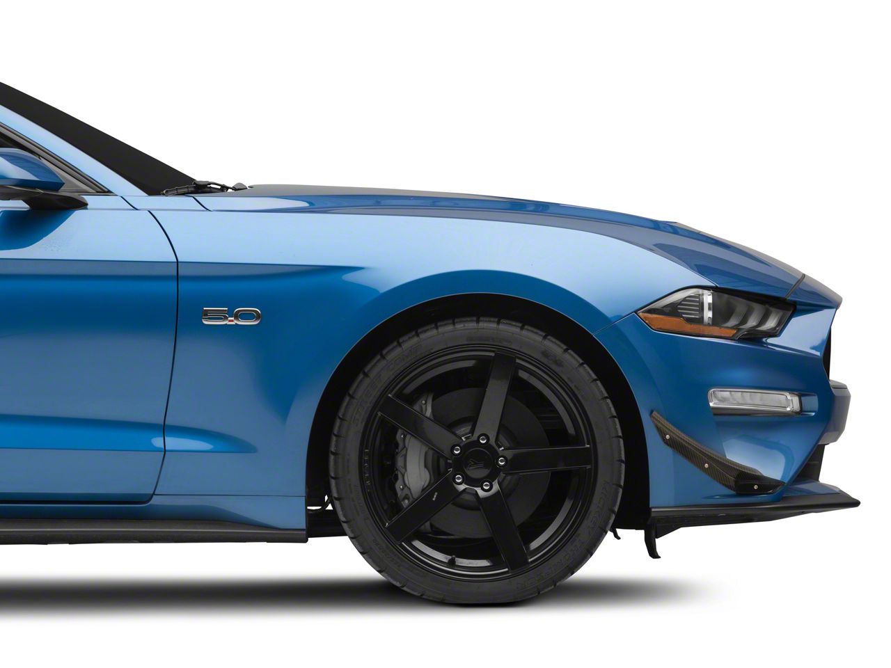 APR Performance Mustang Front Bumper Canards; Carbon Fiber AB-201810 ...