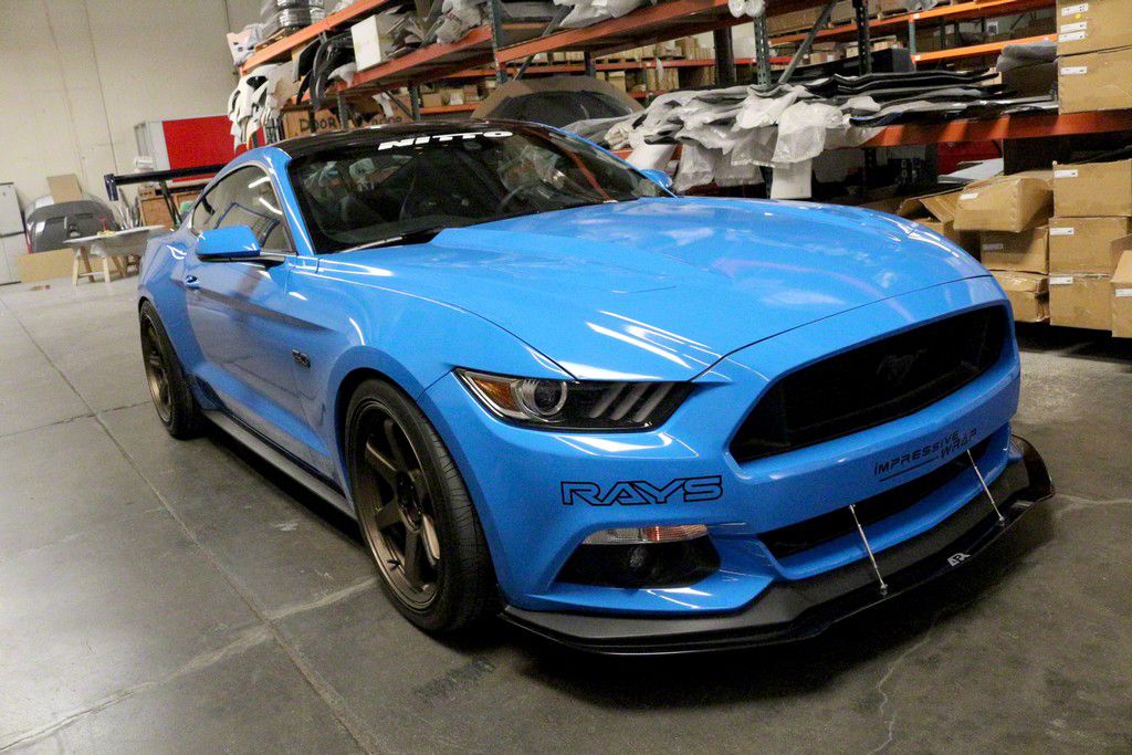 APR Performance Mustang Front Wind Splitter; Carbon Fiber CW-201510 (15 ...
