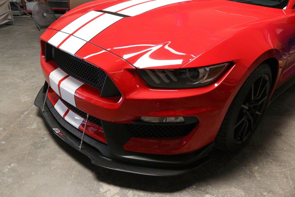APR Performance Mustang Front Wind Splitter; Carbon Fiber CW-201535 (15 ...