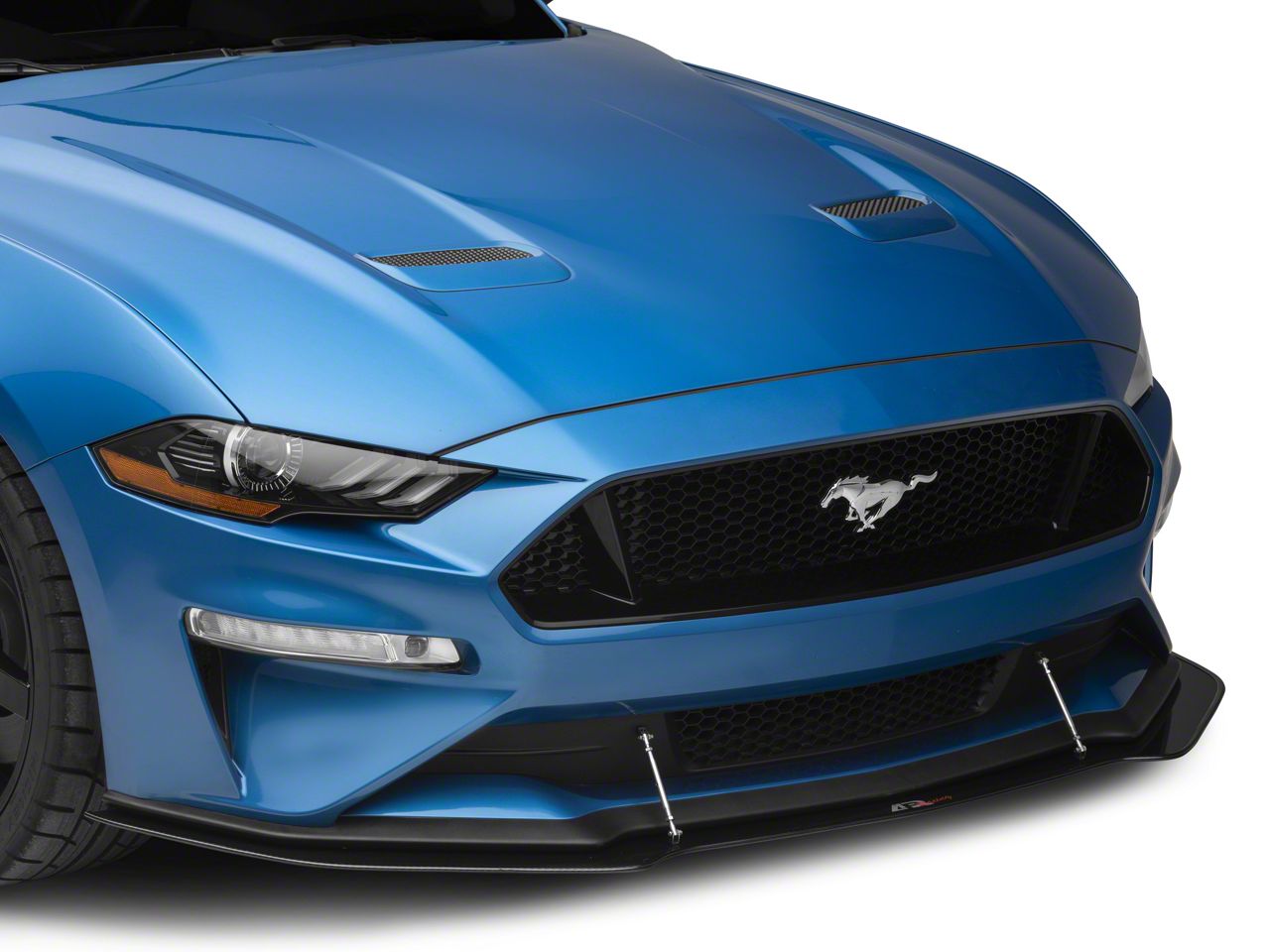 APR Performance Mustang Front Wind Splitter; Carbon Fiber CW-201810 (18 ...