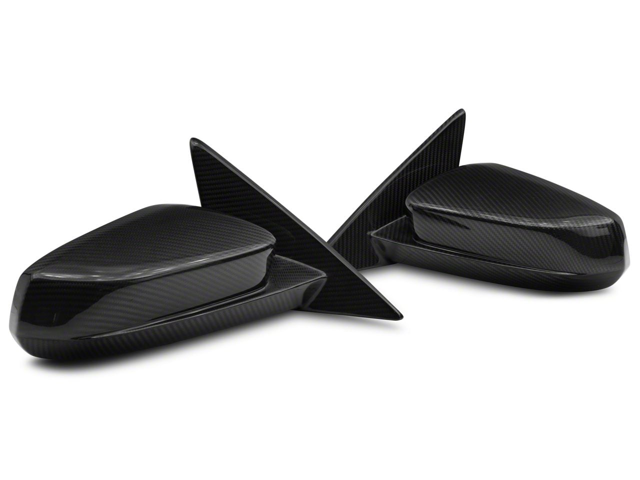 APR Performance Mustang Replacement Mirrors; Carbon Fiber CBM-MUSTG10 ...