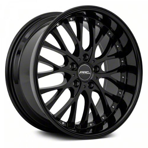 ARC Charger AR6 All Black Gold Rivet Wheel; 18x9; 35mm Offset ...
