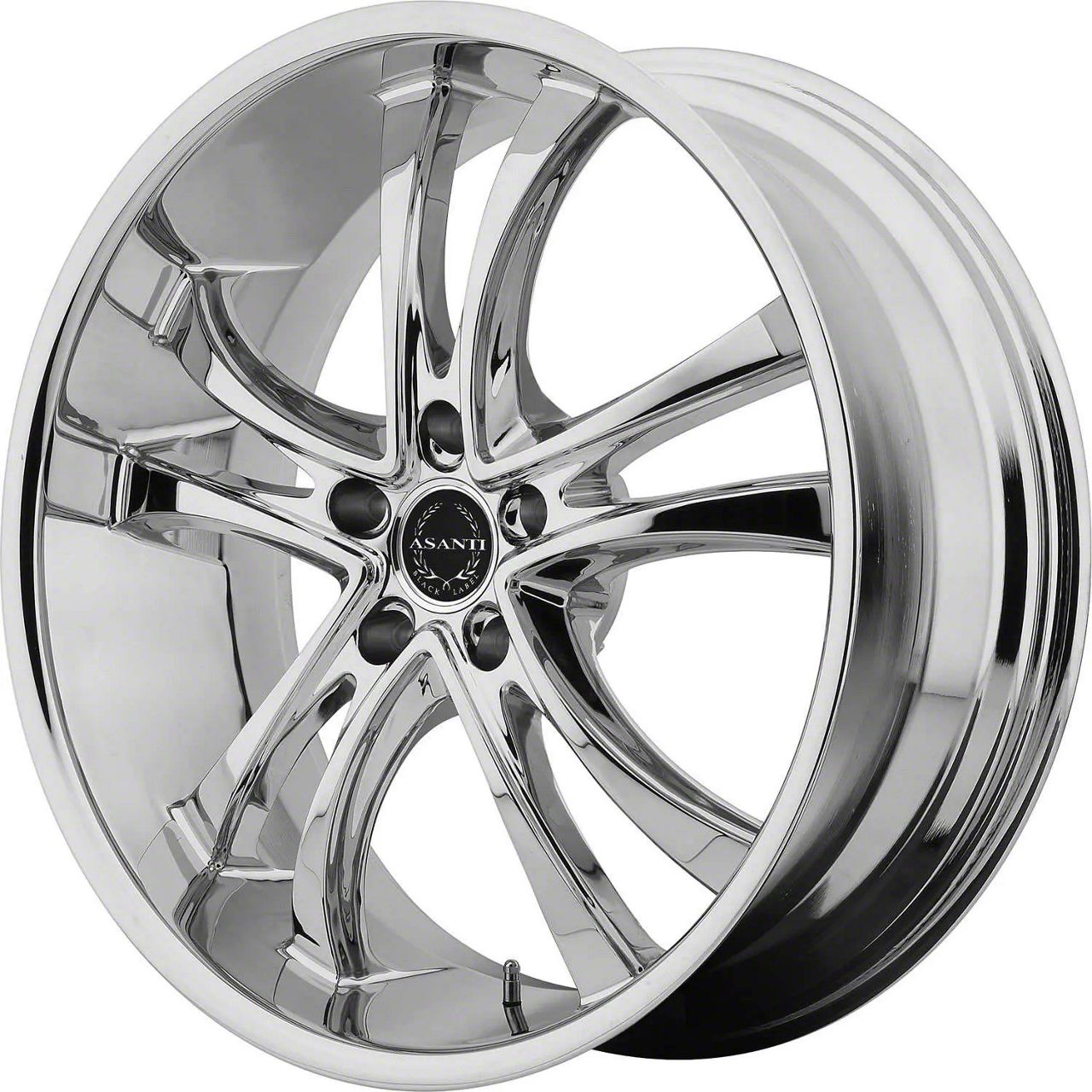 Asanti Charger ABL-6 Chrome Wheel; 22x10; 20mm Offset ABL6-22101520CH ...