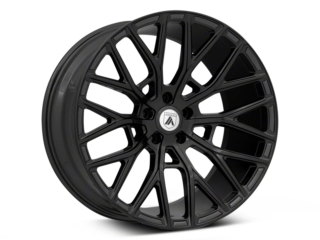 Asanti Charger Leo Gloss Black Wheel; Rear Only; 20x10.5; 20mm Offset ...