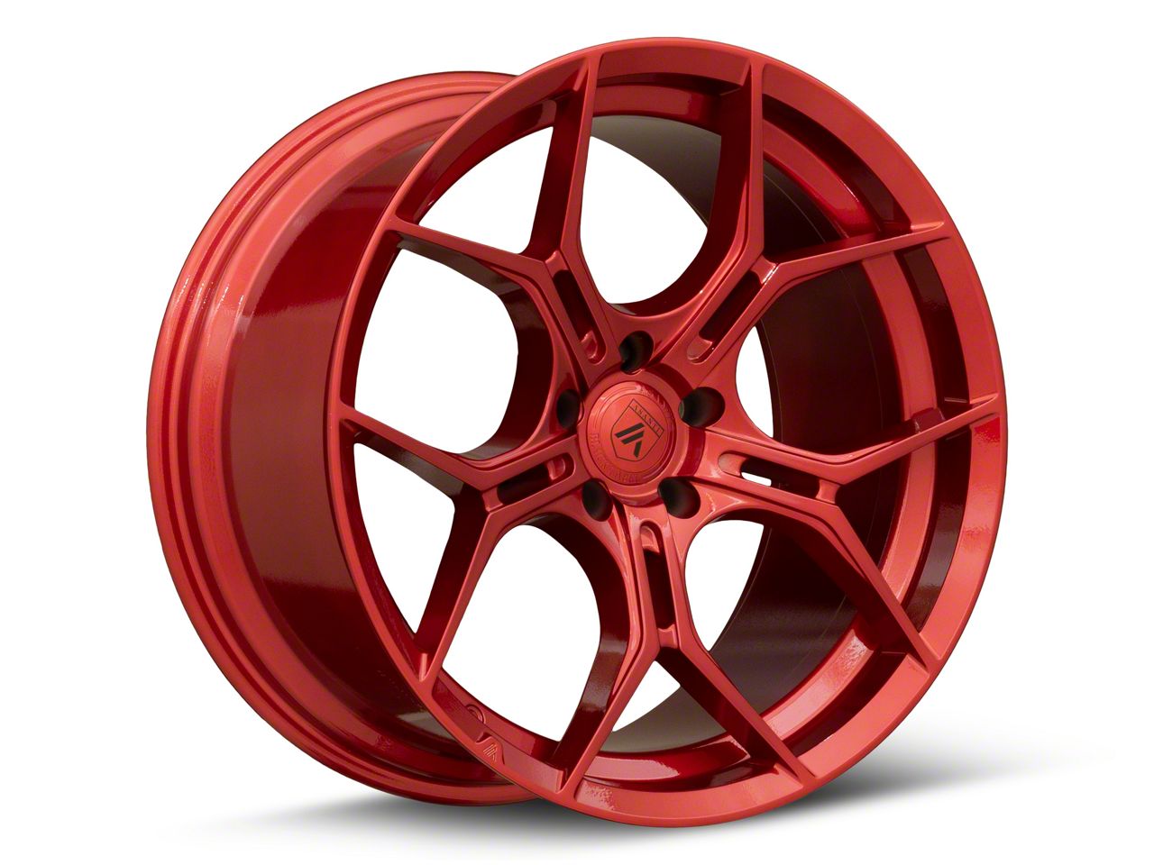 Asanti Charger Monarch Candy Red Wheel; 22x9; 15mm Offset ABL37 ...