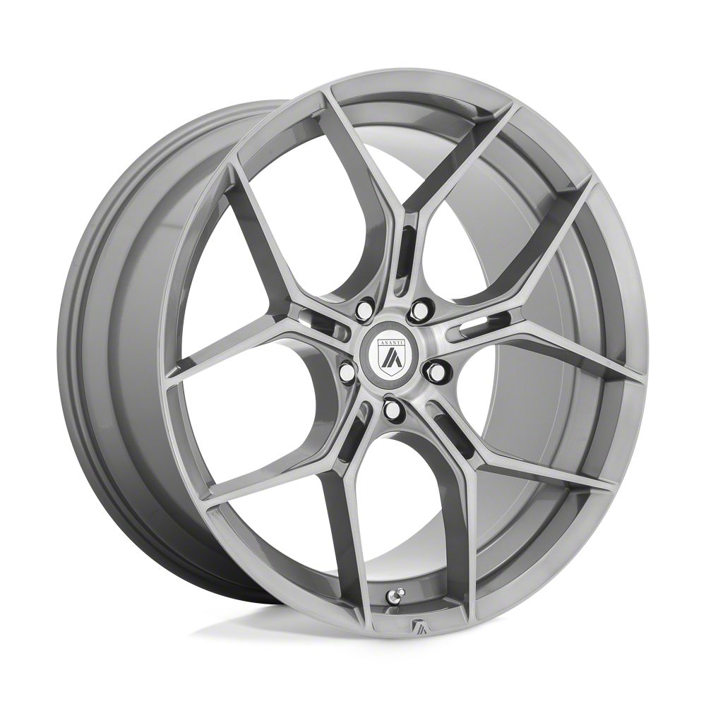 Asanti Camaro Monarch Titanium Brushed Wheel; 20x9; 38mm Offset ABL37 ...