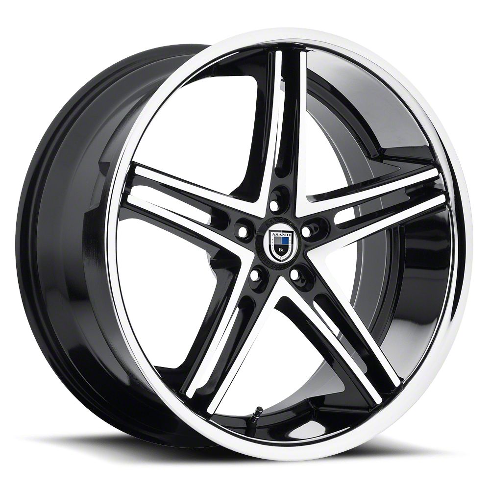 Asanti Camaro ABL-7 Machined Face with SS Lip Wheel; 20x10; 35mm Offset ...