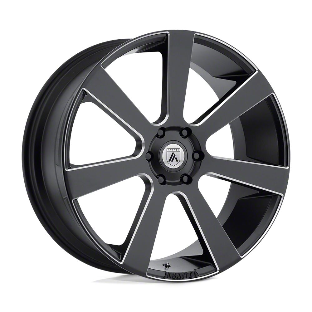 Asanti Camaro Apollo Satin Black Milled Wheel; 24x9; 35mm Offset ABL15 ...