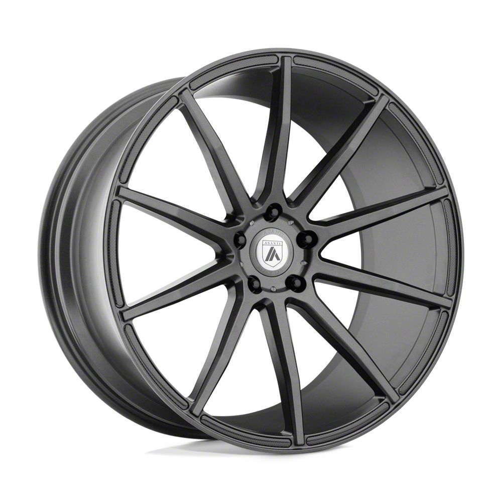 Asanti Camaro ries Matte Graphite Wheel; Rear Only; 20x10; 40mm Offset ...
