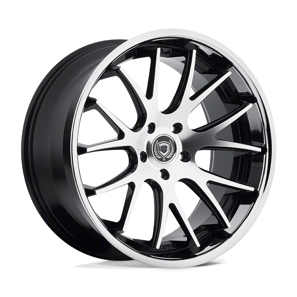 Asanti Camaro Castor Machined Face with SS Lip Wheel; 20x8.5; 35mm ...