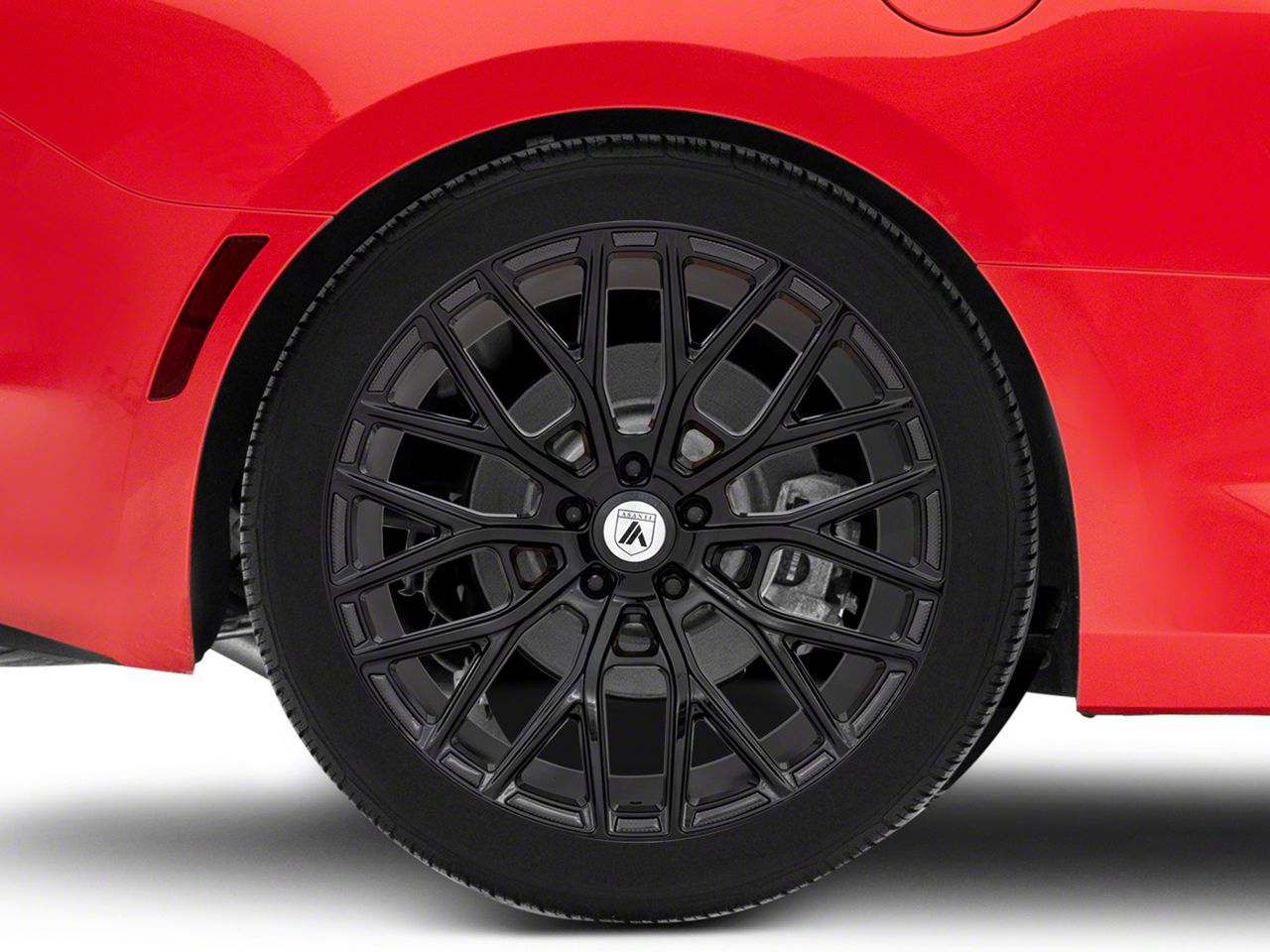 Asanti Camaro Leo Gloss Black Wheel; Rear Only; 20x10.5; 38mm Offset ...