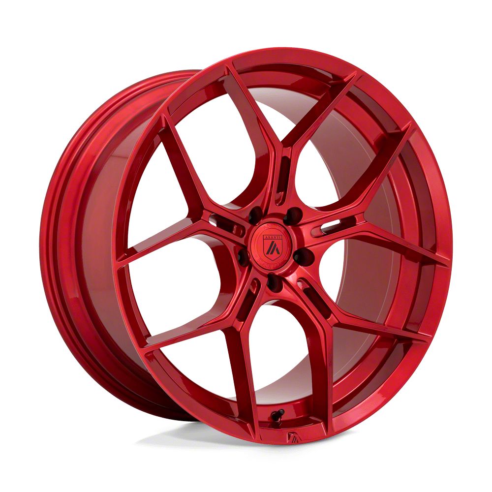 Asanti Camaro Monarch Candy Red Wheel; Rear Only; 22x10.5; 40mm Offset ...