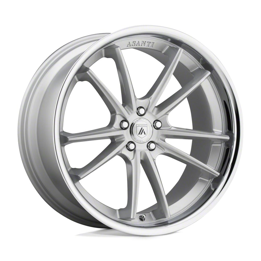 Asanti Camaro Sigma Brushed Silver with Chrome Lip Wheel; 22x9; 32mm ...
