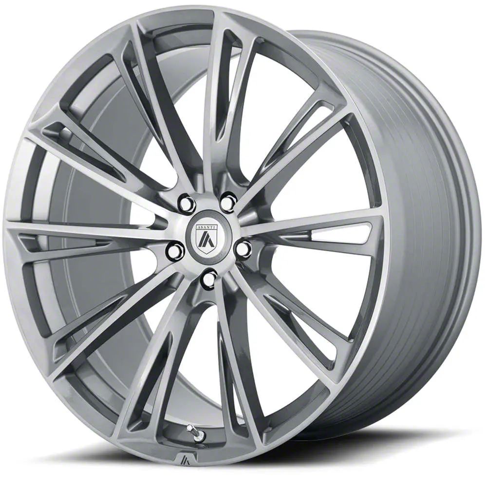Asanti Challenger Corona Truck Titanium Brushed Wheel; Rear Only; 22x10 ...