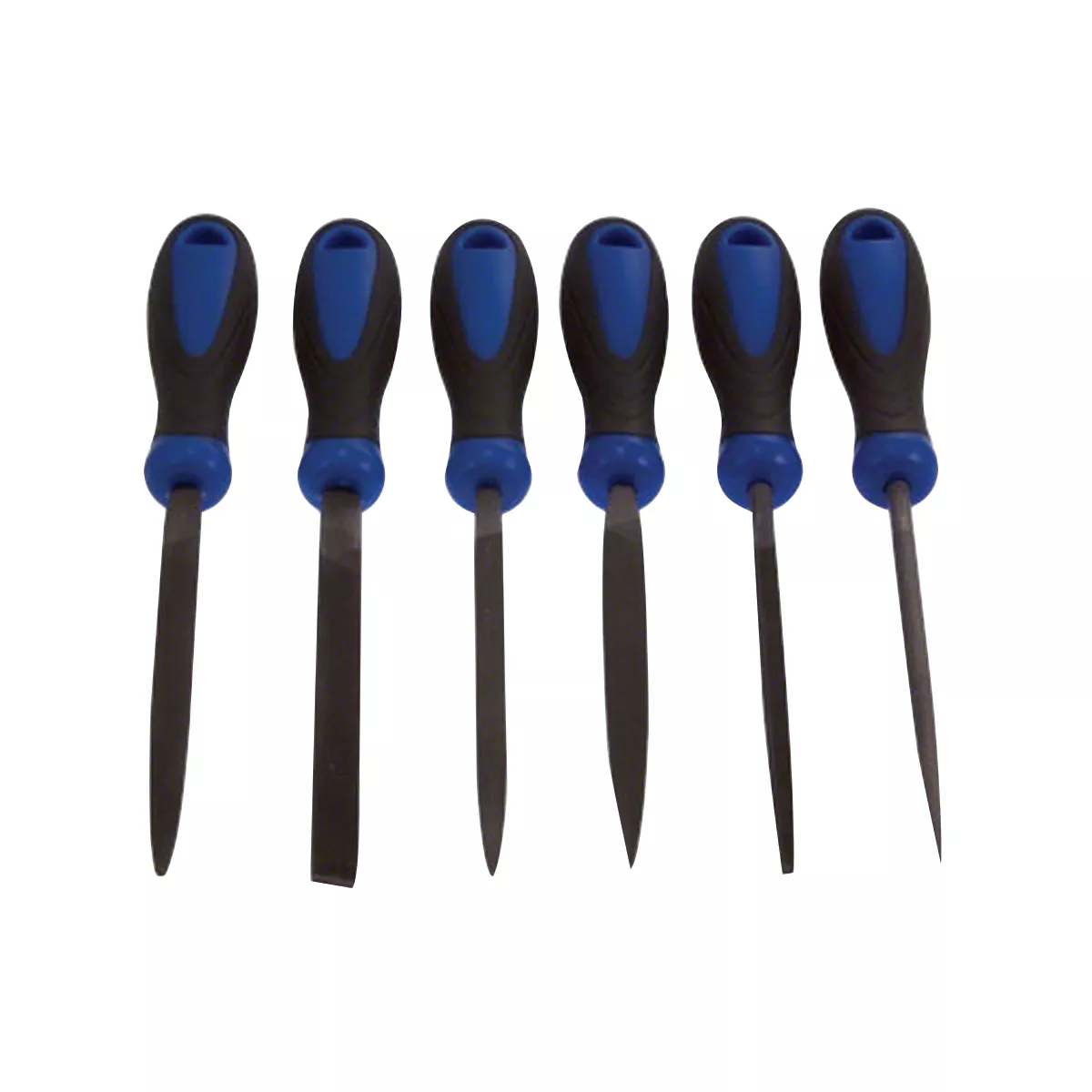 Assenmacher Tools Universal AM File Set with Blue Ergonomic Handles; 6 ...