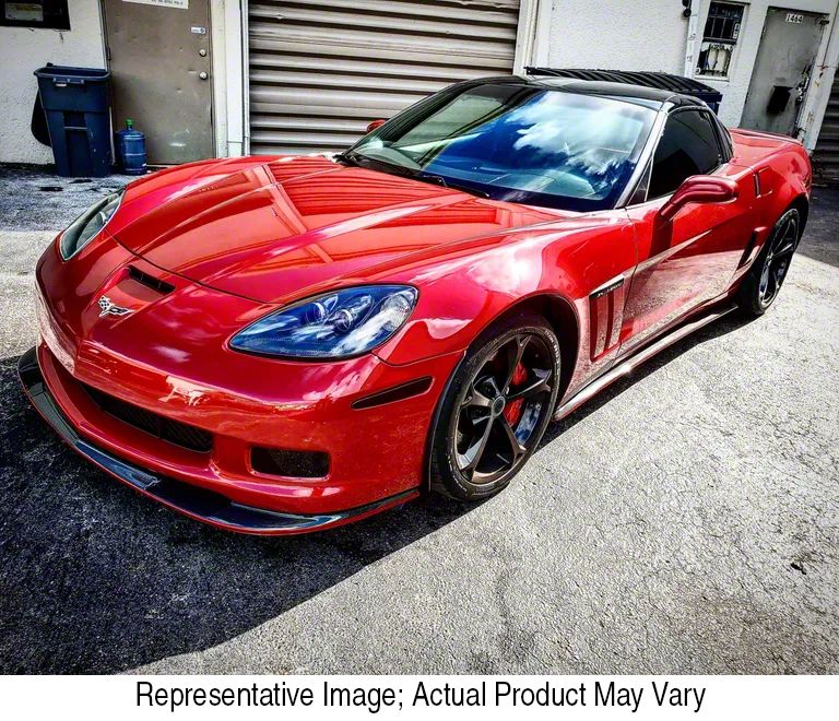 Atomic 6 Carbon Corvette Widebody Only Front Splitter; Carbon Flash ...