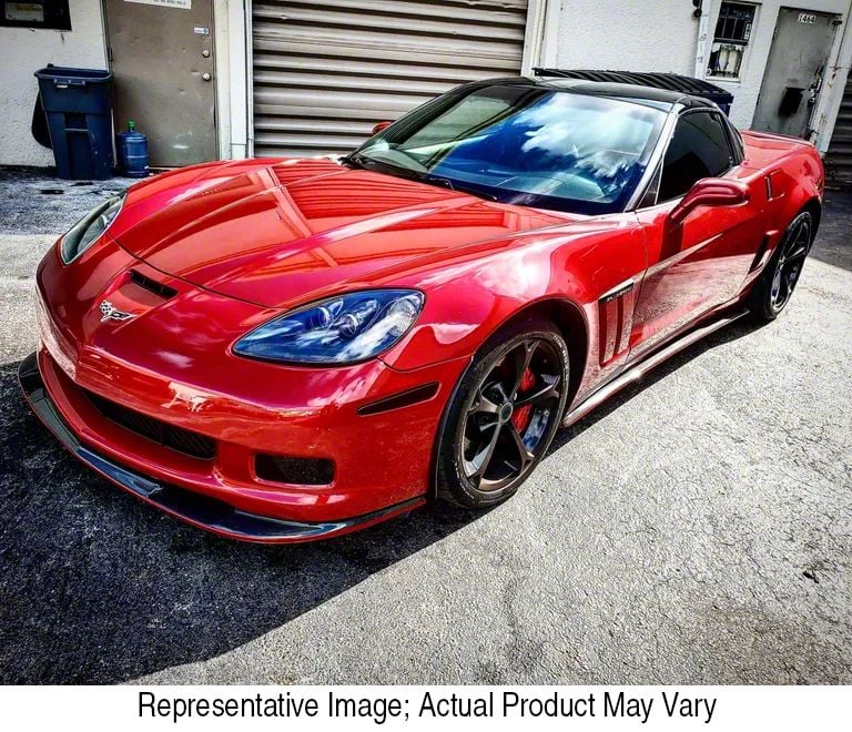 Atomic 6 Carbon Corvette Widebody Only Side Skirts; Visual Carbon Fiber ...
