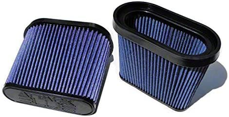 Attack Blue Corvette Nanofiber Air Filter; Dry 1001-100T (14-19 ...