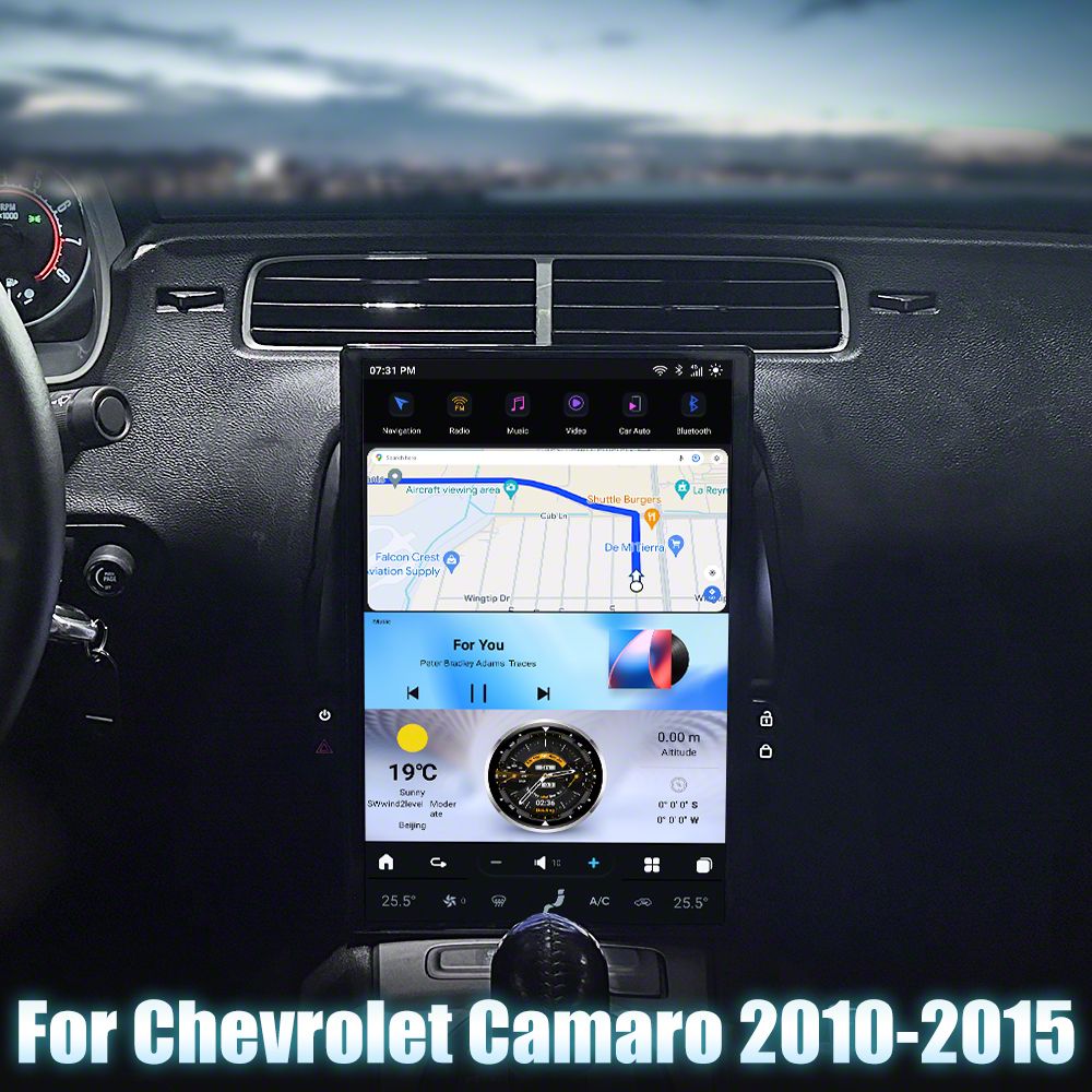 AUCAR Camaro 14.40-Inch Android Head Unit Radio GPS Navigation 817 (10 ...