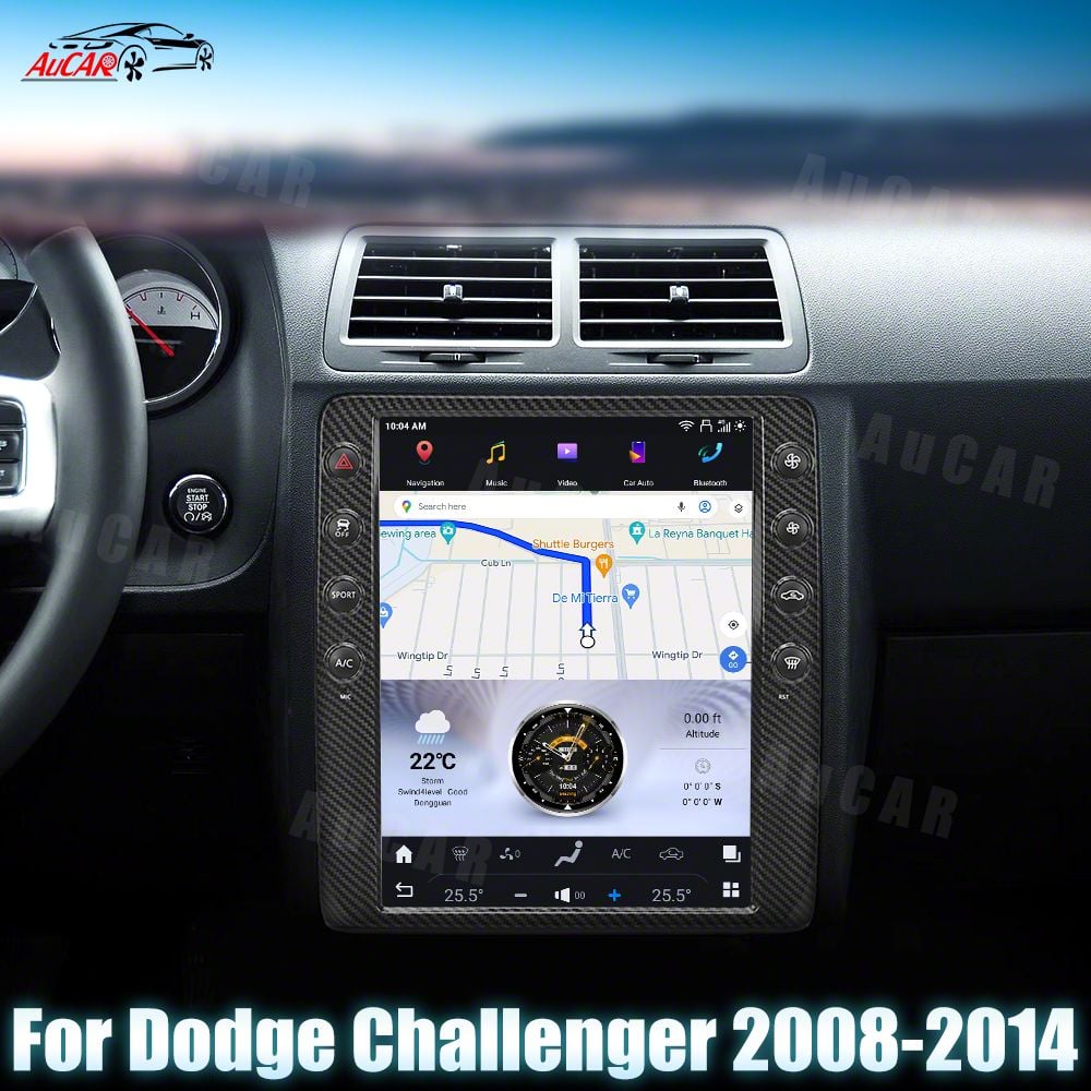 AUCAR Challenger 12.10-Inch Android Head Unit Radio GPS Navigation 818 ...