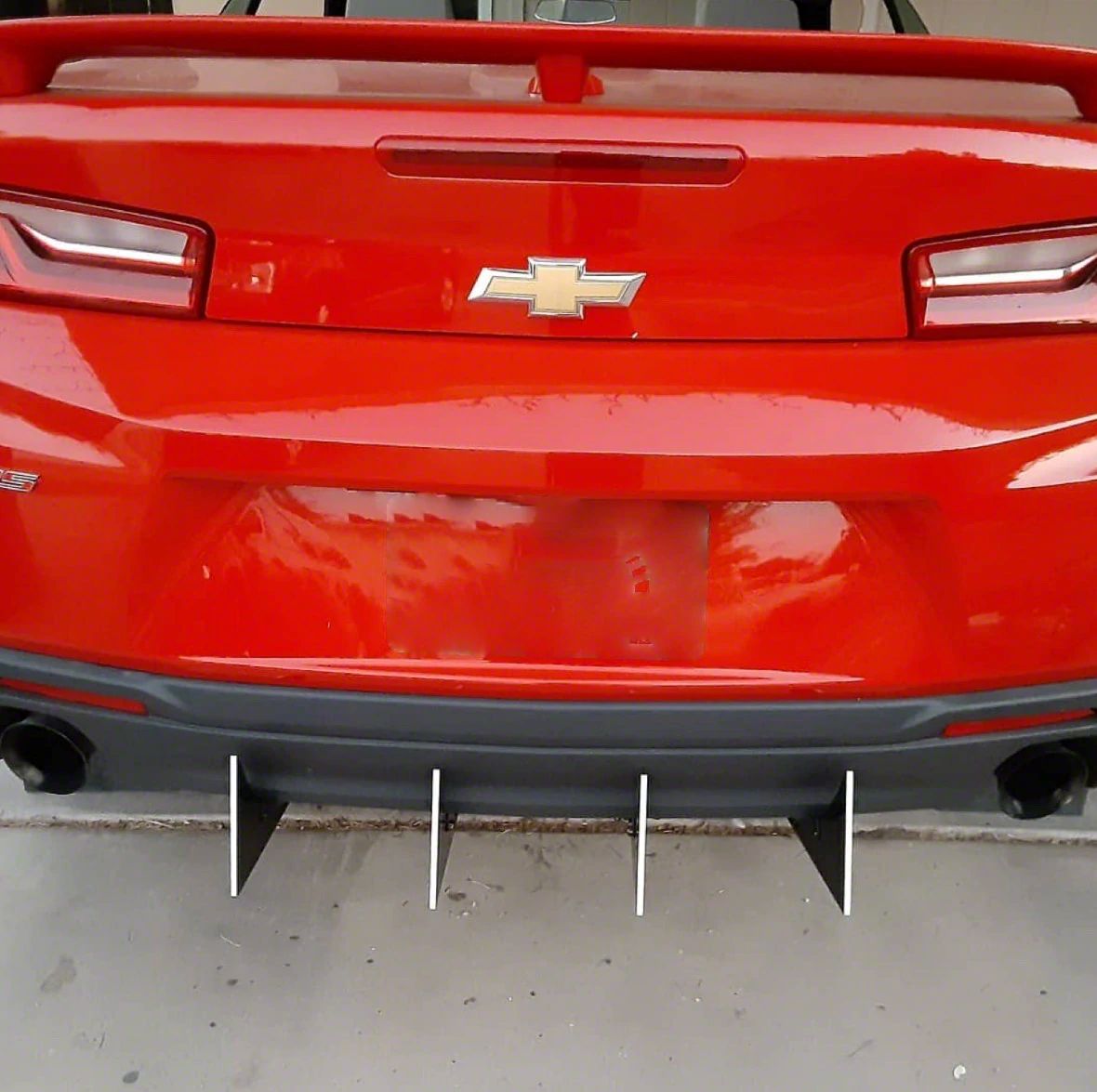 Authority Motorsport Camaro 4-Piece Dual Exhaust Rear Diffuser Kit ...