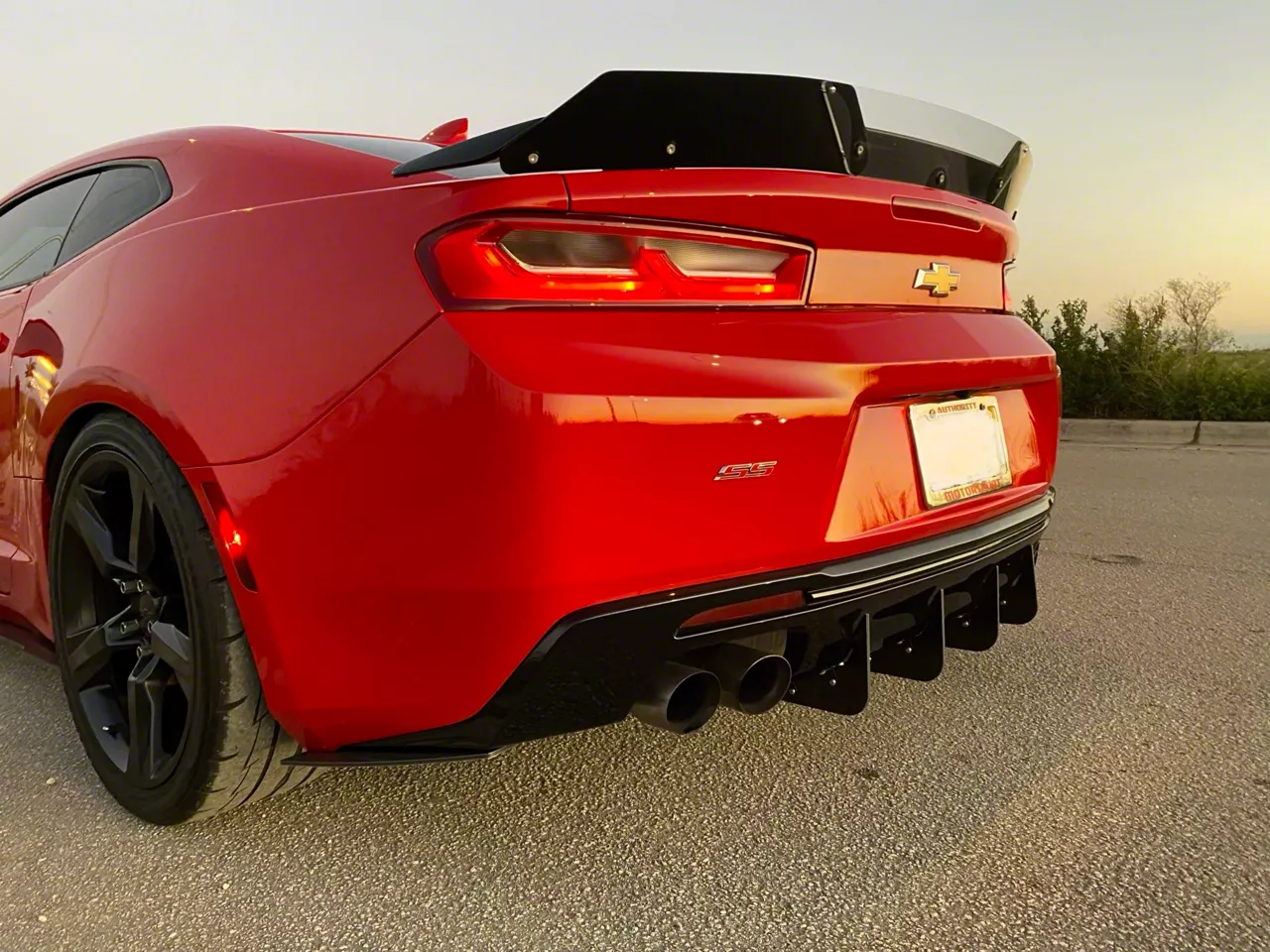 Authority Motorsport Camaro V7 6-Piece Full Rear Diffuser Kit ...