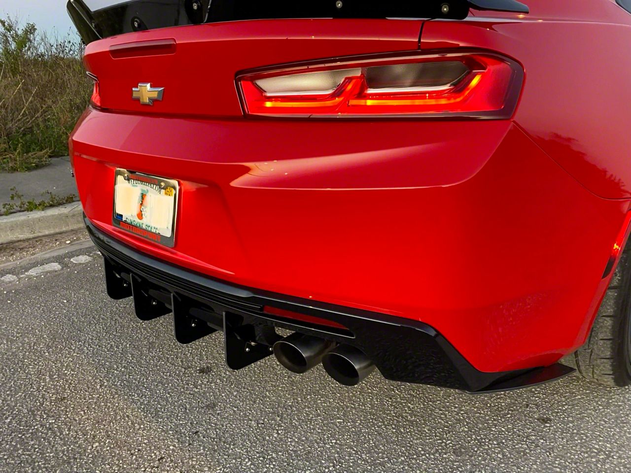 Authority Motorsport Camaro V7 6-Piece Full Rear Diffuser Kit ...
