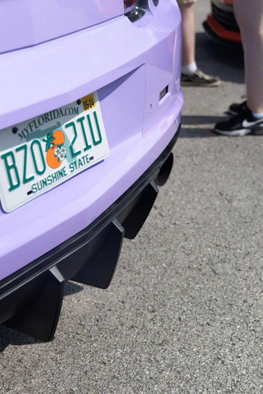 Auto Addict USA Camaro Evo Style Shark Fin Rear Diffuser; Matte Black ...