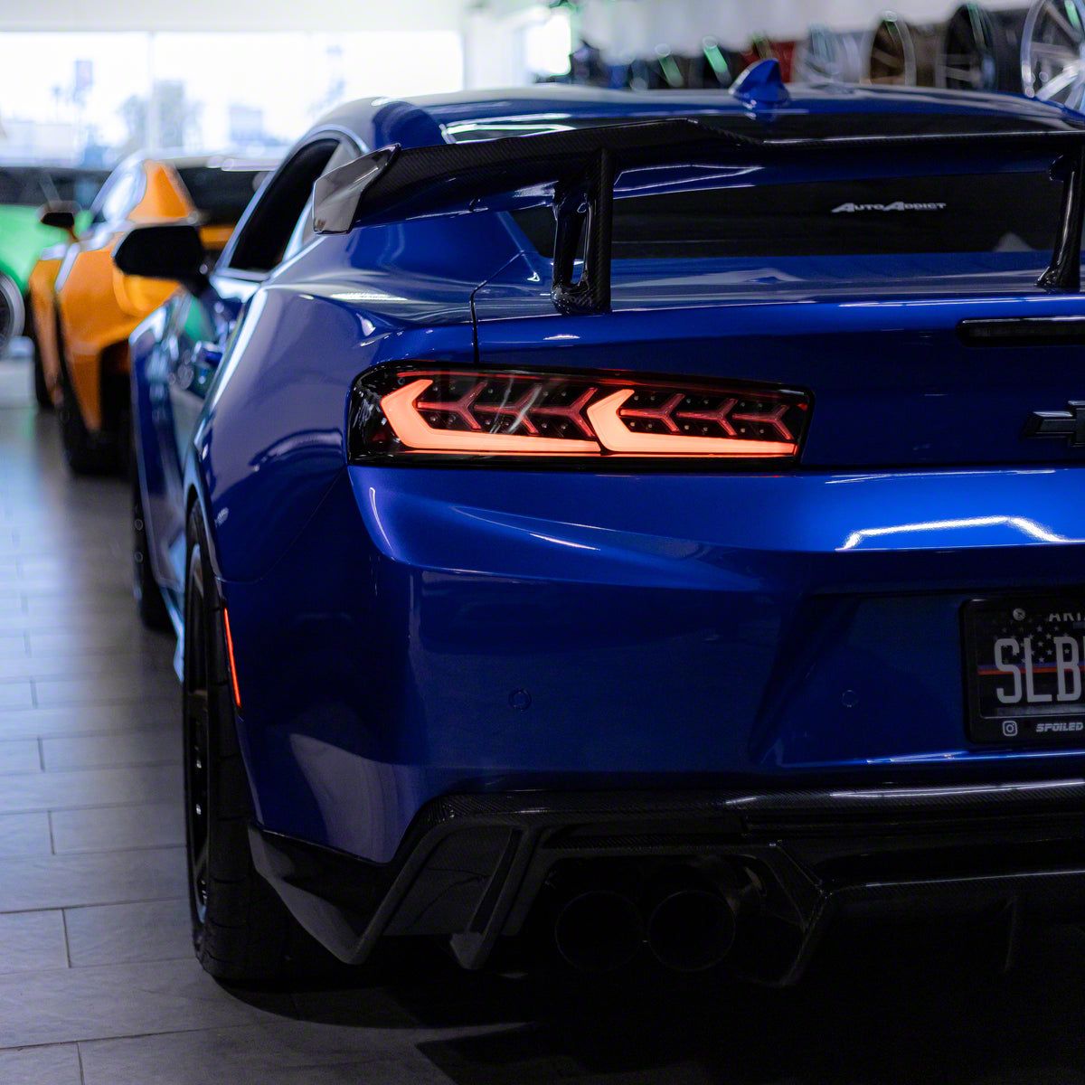 Auto Addict USA Camaro Stryker Sequential LED Tail Lights; Gloss Black ...
