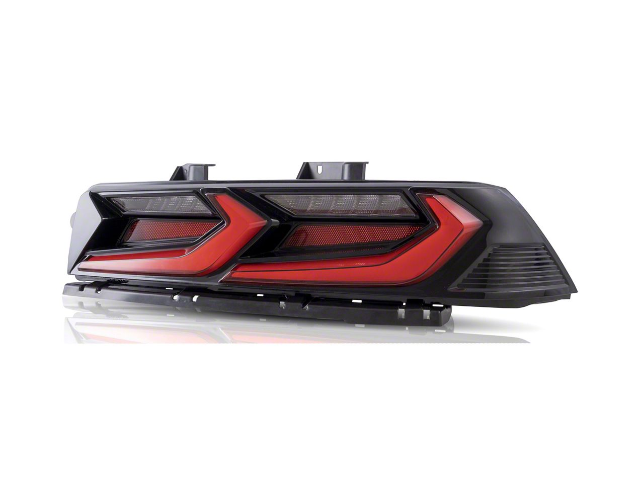 Auto Addict USA Camaro Velox LED Tail Lights; Gloss Black Housing; Red ...